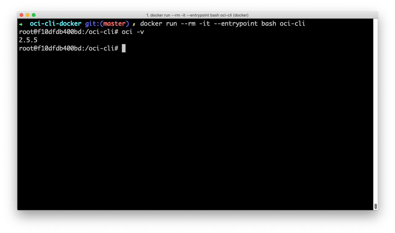 Using The OCI CLI With A Federated User From A Docker Container or Using The OCI CLI With A Federated User From A Docker Container or